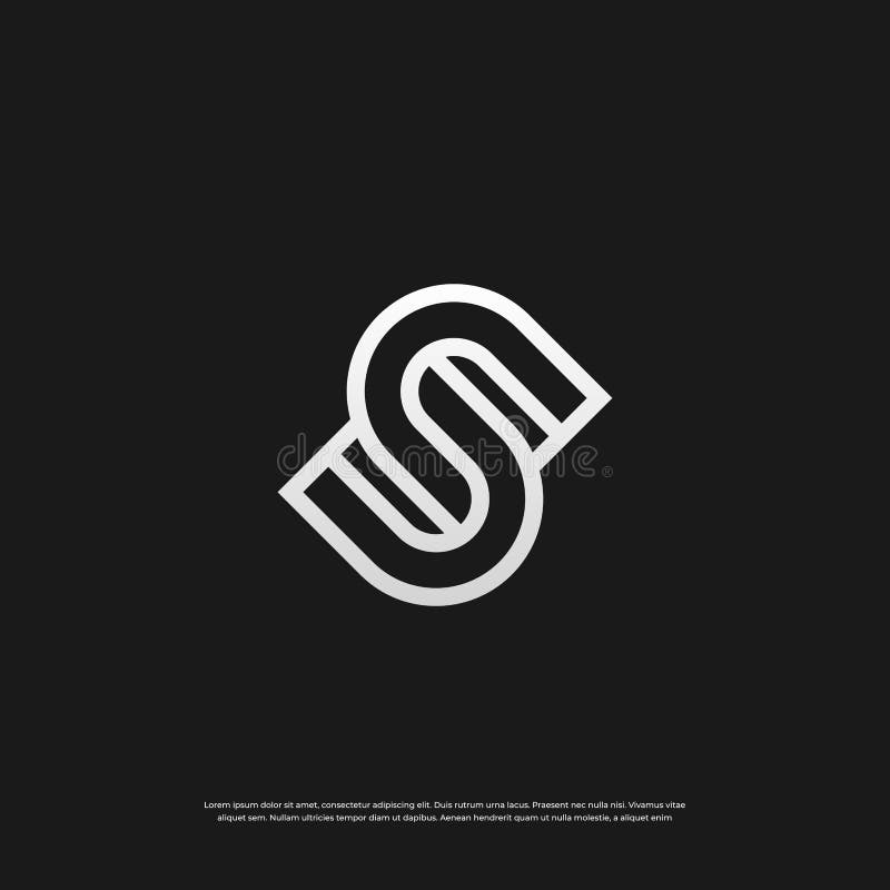 Letter S Monogram Logo Design Vector EPS 10 Stock Vector - Illustration ...