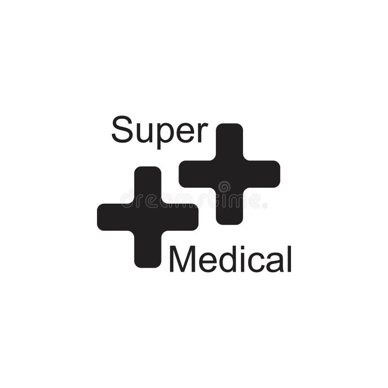Letter S Plus Medical Simple Logo Vector Stock Vector - Illustration of ...