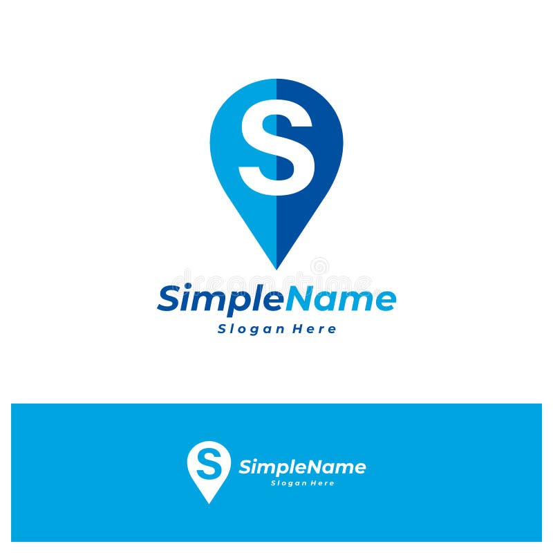 Letter S Point Logo Design Template. Point Logo Concept Vector ...