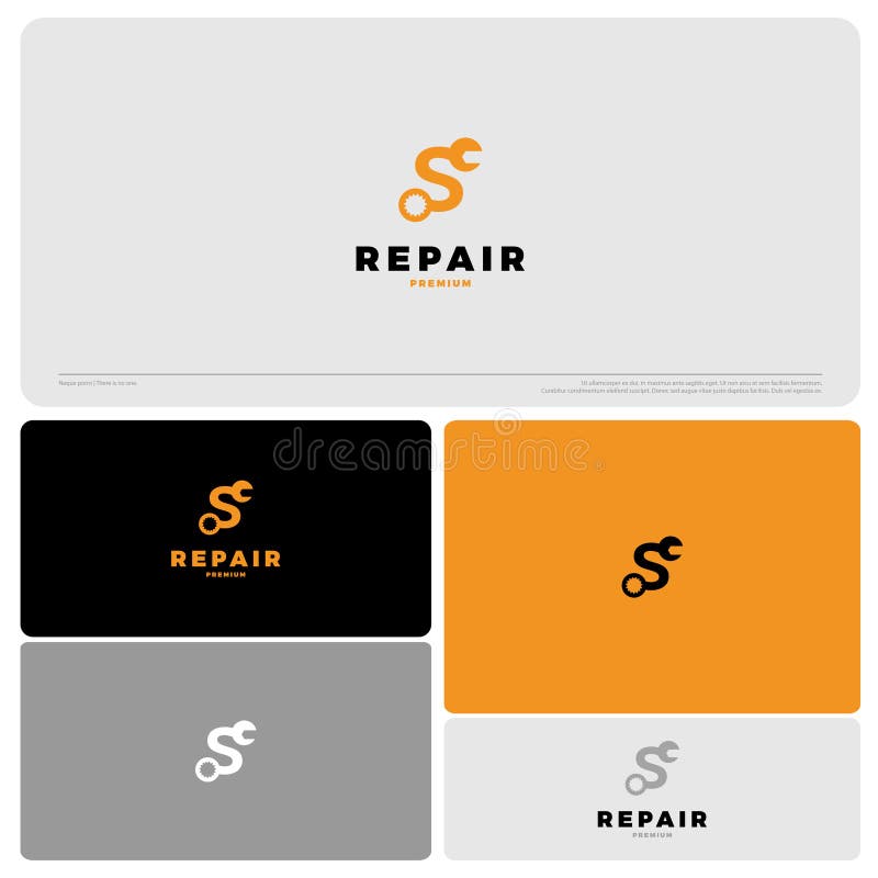 Letter Repair Logo Stock Illustrations – 13,423 Letter Repair Logo ...