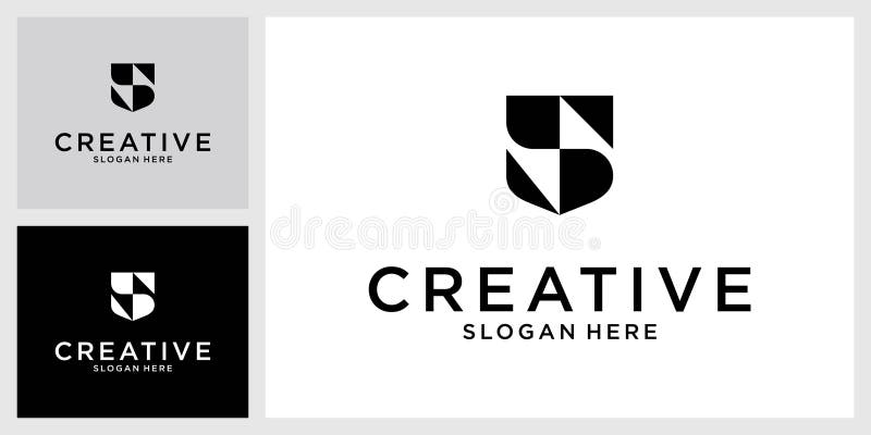Letter S Security Logo Technology for Your Company Stock Vector ...
