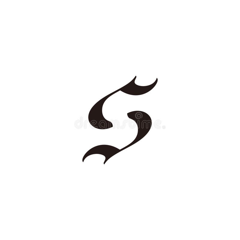 Letter S Shark Fin Logo Design Vector Icon Graphic Emblem Illustration ...
