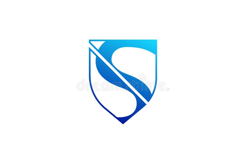 Letter S Shield Logo Vector Stock Vector - Illustration of abstract ...