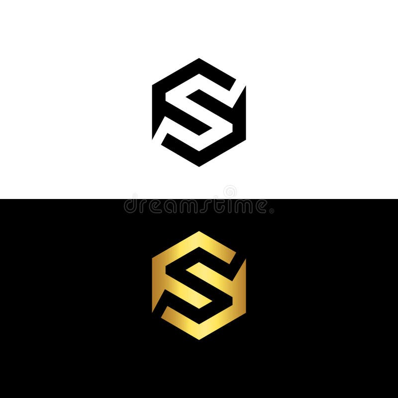 Letter S, SS, SC and CS Logo Stock Vector - Illustration of icon ...