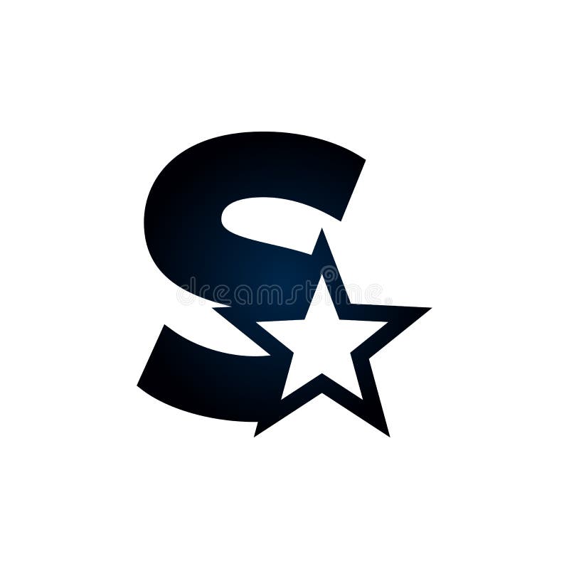 Letter S Star Logo. Usable for Winner, Award and Premium Logos Stock ...