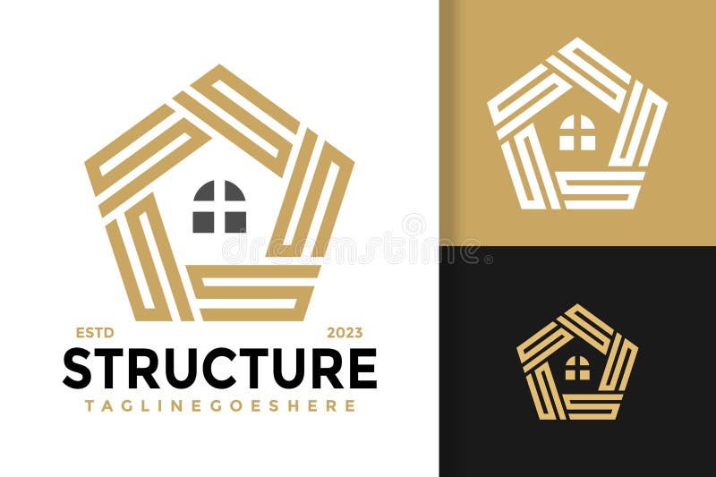 Letter S Structure Building House Logo Vector Icon Illustration Stock ...