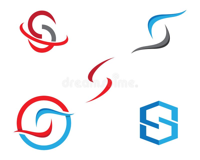 Letter S Symbol Illustration Design Stock Vector - Illustration of logo ...
