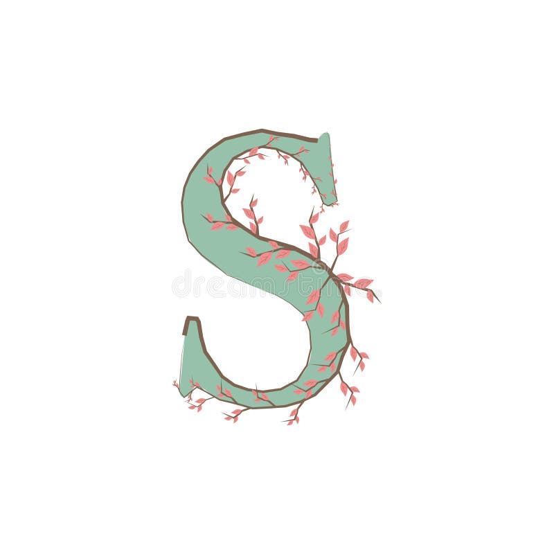 Letter S. Vector Illustration Decorative Design Stock Vector ...