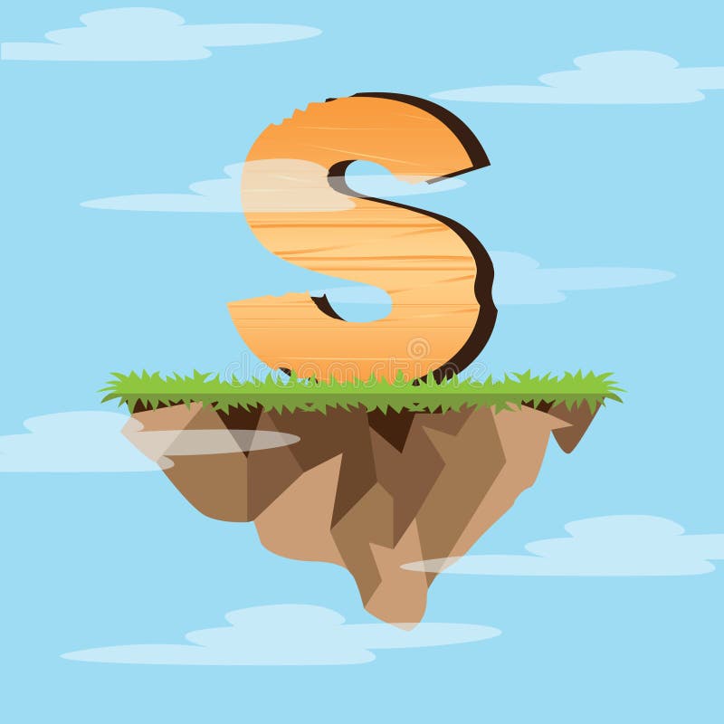 Letter S. Vector Illustration Decorative Design Stock Vector ...