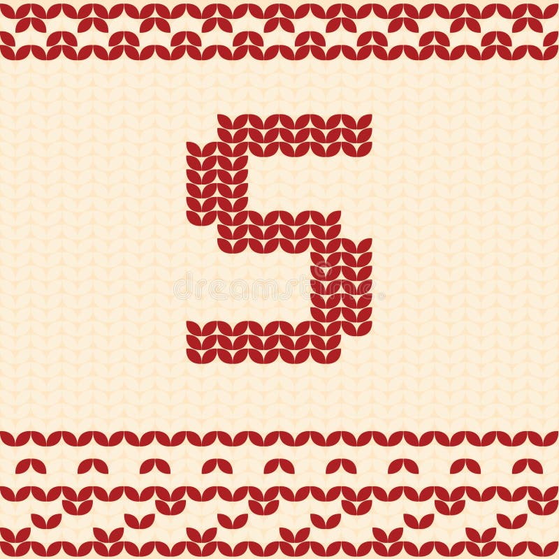 Letter S. Vector Illustration Decorative Design Stock Vector ...