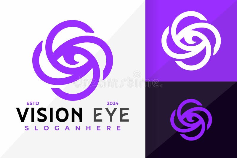 Letter S Vision Eye Logo Icon Vector Design. Creative Simple Logos ...