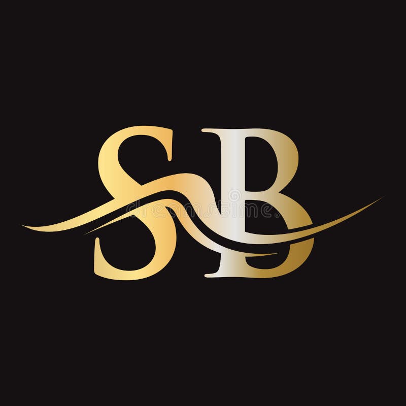 Letter SB Logo Design. Initial SB Logotype Template for Business and ...