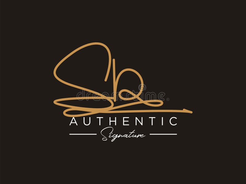 Sb Signature Stock Illustrations – 269 Sb Signature Stock Illustrations ...