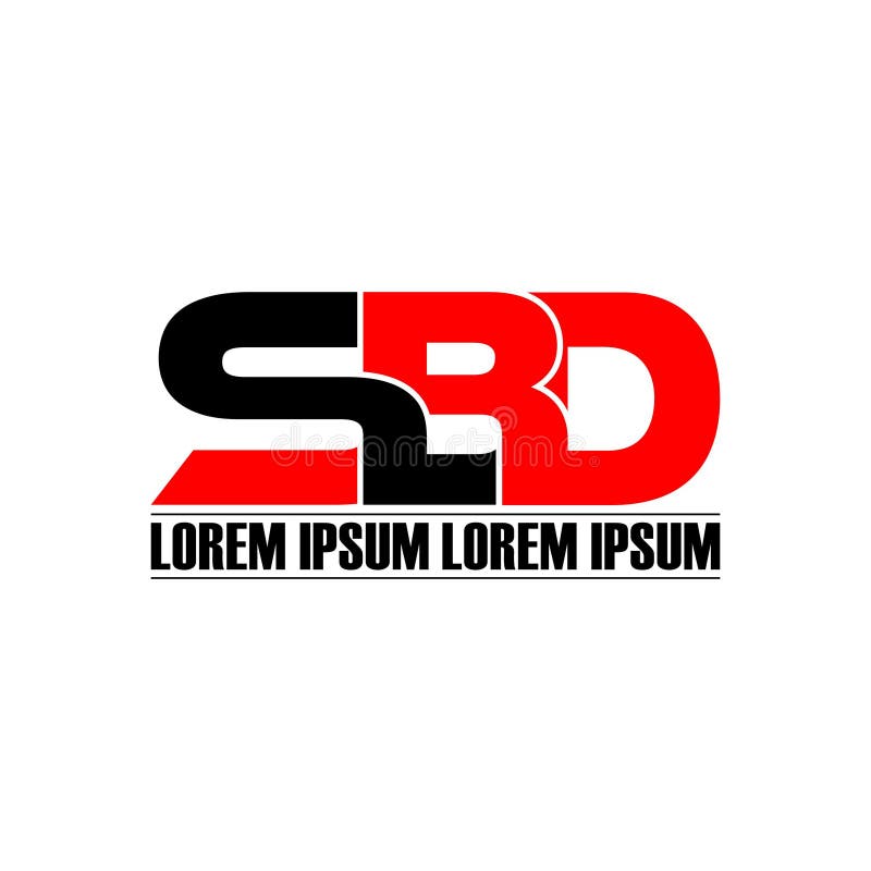 Letter SBD Simple Monogram Logo Icon Design. Stock Vector ...