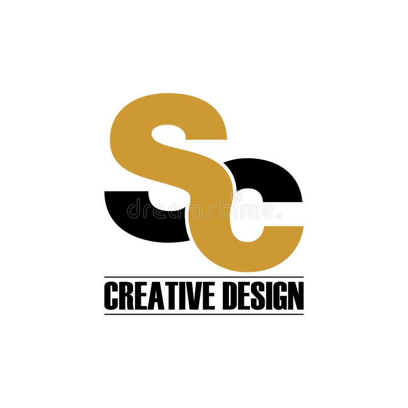 Letter SC Simple Monogram Logo Icon Design. Stock Vector - Illustration ...