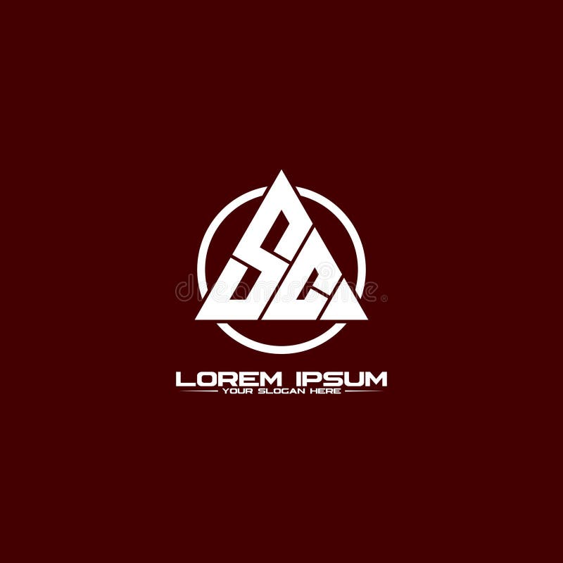 Letter SC Simple Monogram Logo Icon Design. Stock Vector - Illustration ...