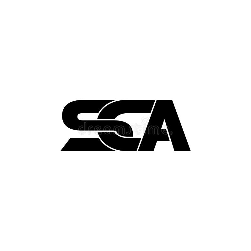 Letter SCA Simple Monogram Logo Icon Design. Stock Vector ...