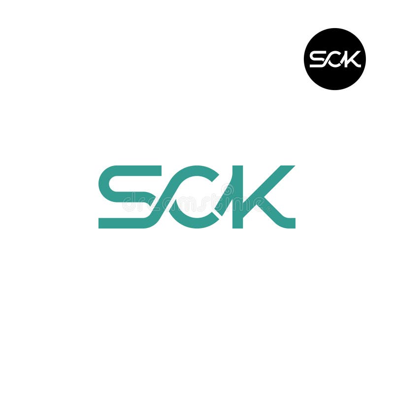 Letter SCK Monogram Logo Design Stock Vector - Illustration of monogram ...
