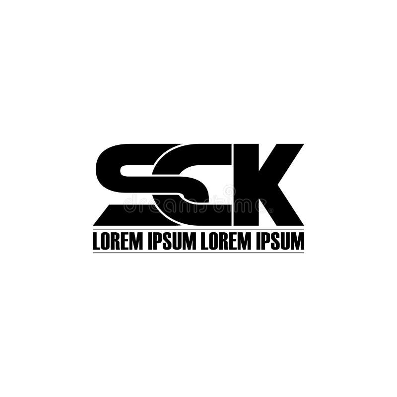 Letter SCK Simple Monogram Logo Icon Design. Stock Vector ...