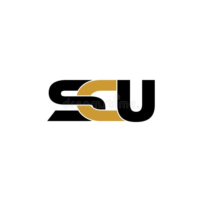 Letter SCU Simple Monogram Logo Icon Design. Stock Vector ...