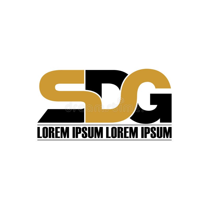 Letter SDG Simple Monogram Logo Icon Design. Stock Vector ...