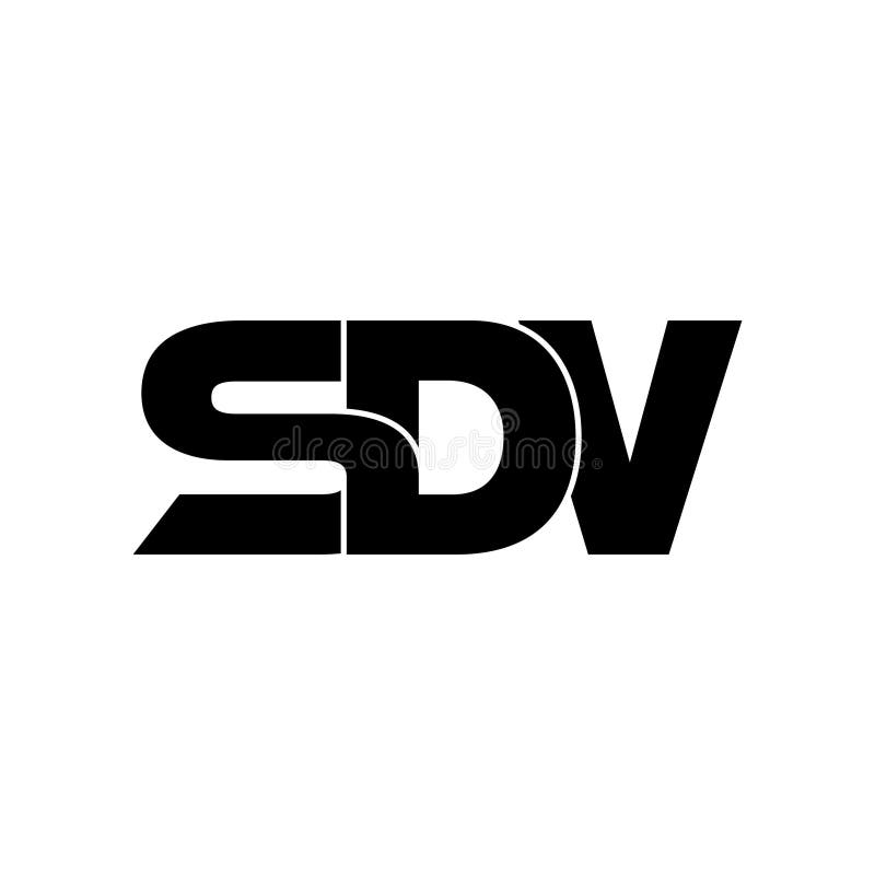 Letter SDV Simple Monogram Logo Icon Design. Stock Vector ...