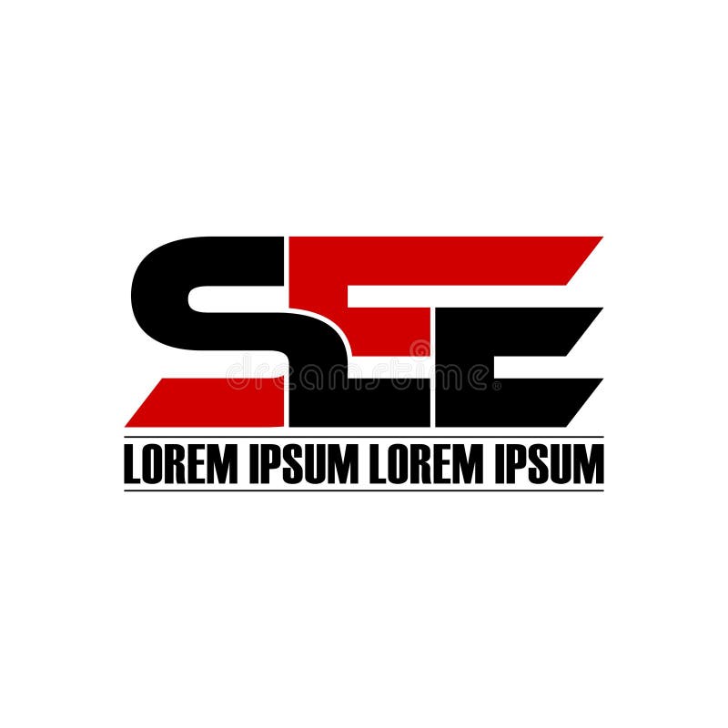 Letter SEE Simple Monogram Logo Icon Design. Stock Vector ...