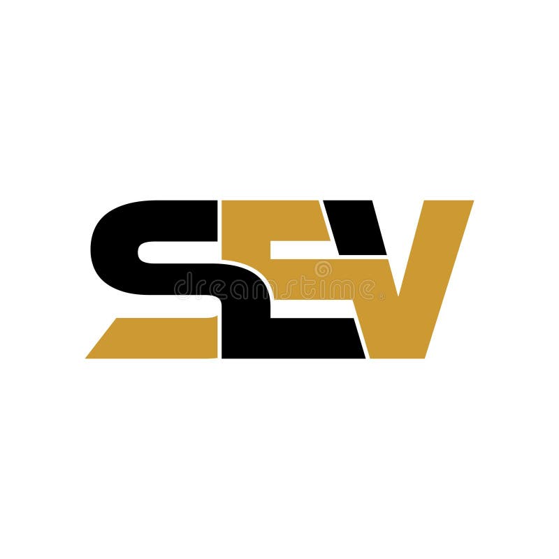 Letter SEV Simple Monogram Logo Icon Design. Stock Vector ...