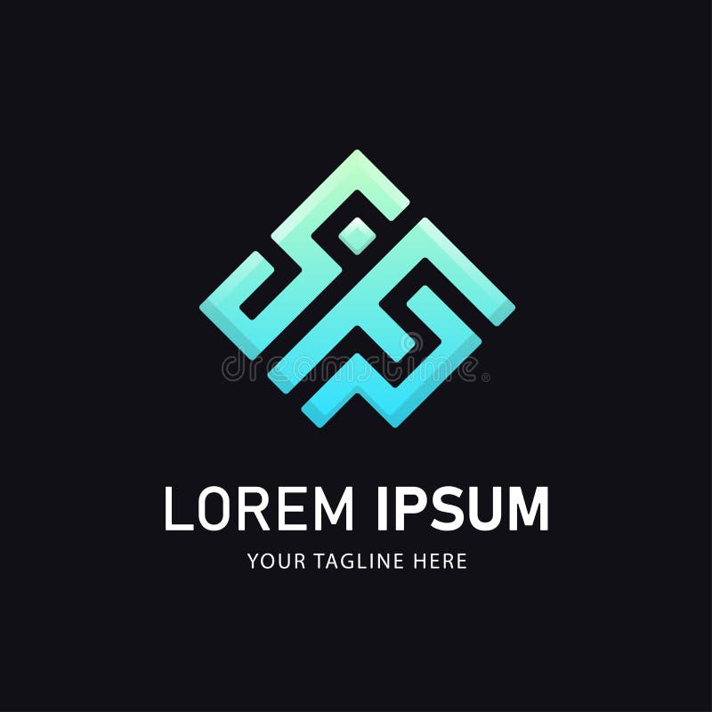 Letter SFP Logo Design Colorful Stock Vector - Illustration of business ...