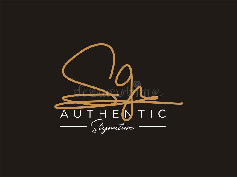 Sg Signature Stock Illustrations – 268 Sg Signature Stock Illustrations ...