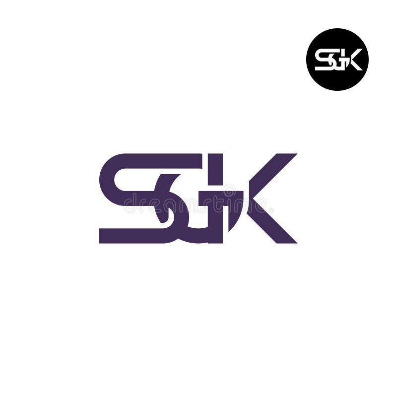 Sgk Monogram Stock Illustrations – 11 Sgk Monogram Stock Illustrations ...