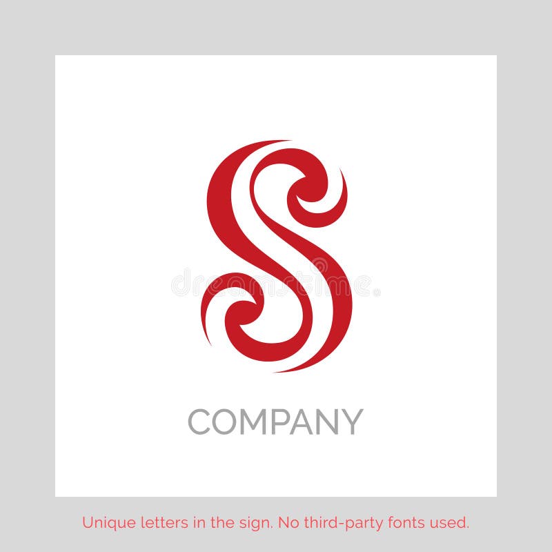 Letter S Sign Vector Design Stock Vector - Illustration of sign ...