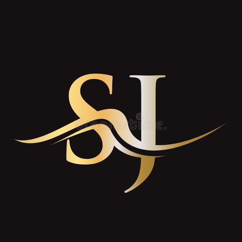 Letter SJ Logo Design. Initial SJ Logotype Template for Business and ...