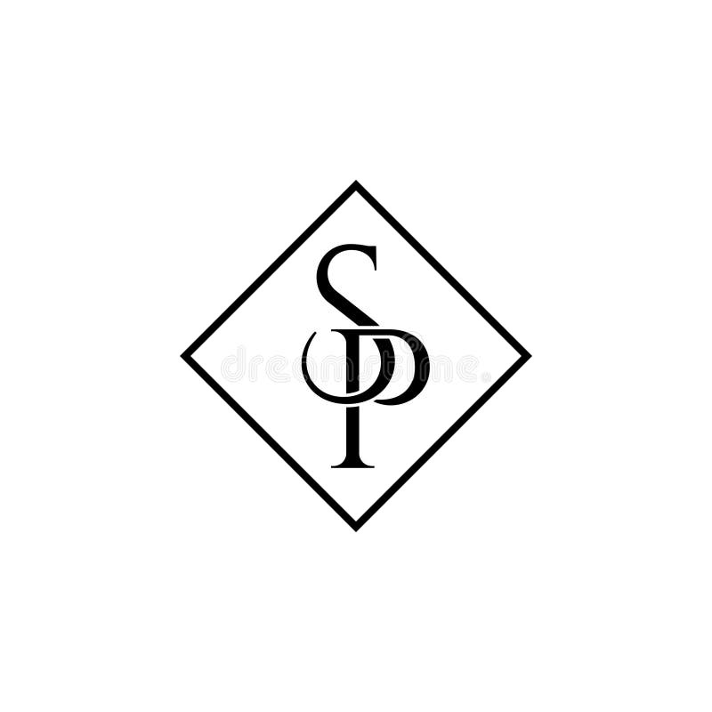 Letter SP Simple Logo Icon Design Vector Stock Vector - Illustration of ...