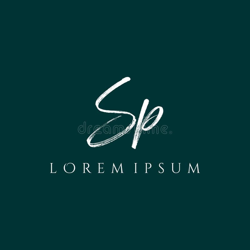Letter SP Simple Monogram Logo Icon Design. Stock Vector - Illustration ...