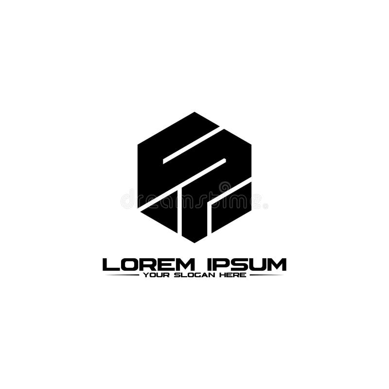 Letter SP Simple Monogram Logo Icon Design. Stock Vector - Illustration ...