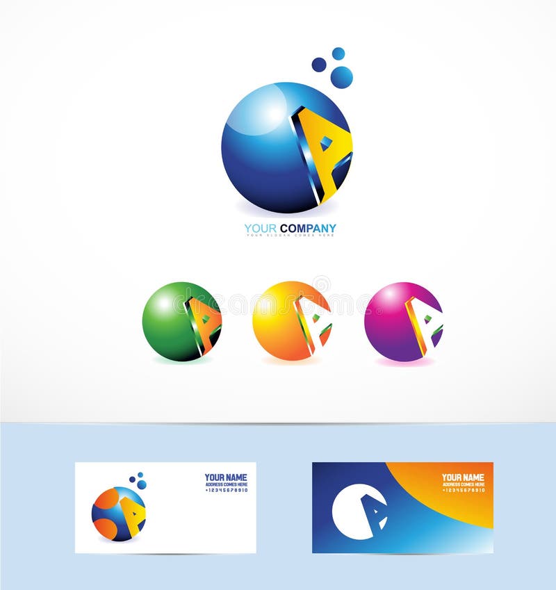 Letter Sphere of Fonts and Typography Reading Learning Stock ...