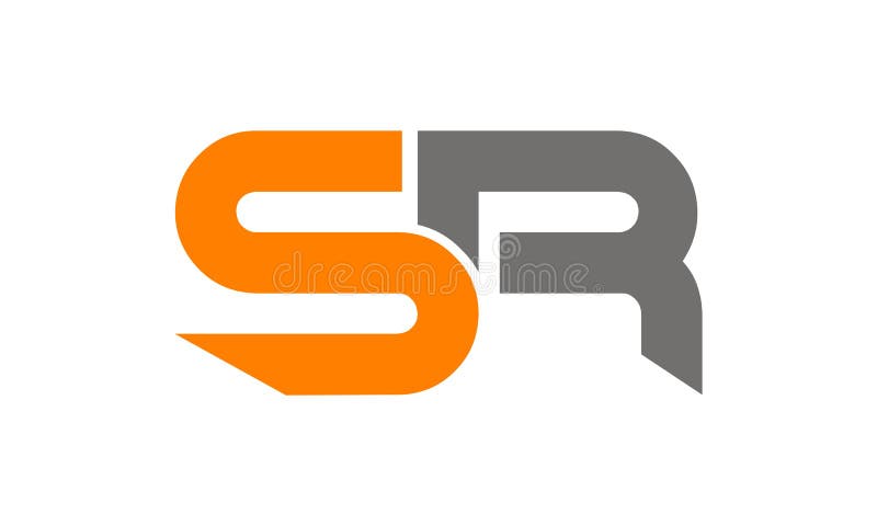 Letter SR Template stock vector. Illustration of company - 104967806