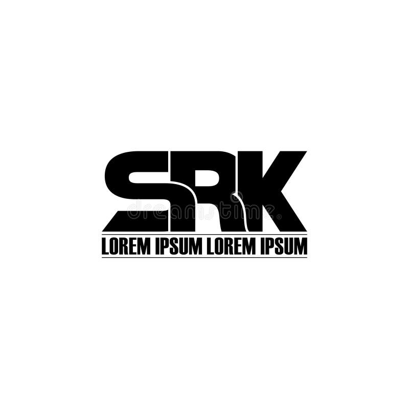 Letter SRK Simple Monogram Logo Icon Design. Stock Vector ...