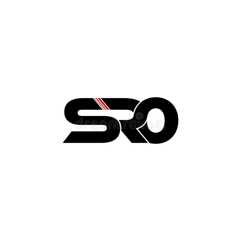 Letter SRO Simple Monogram Logo Icon Design. Stock Vector ...