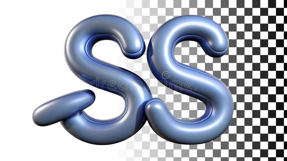 Letter SS, Alphabet Symbol, Typography, Text Character, Font Design ...