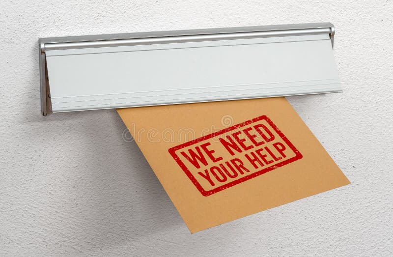 We need your help stock image. Image of giving, donation - 44921241