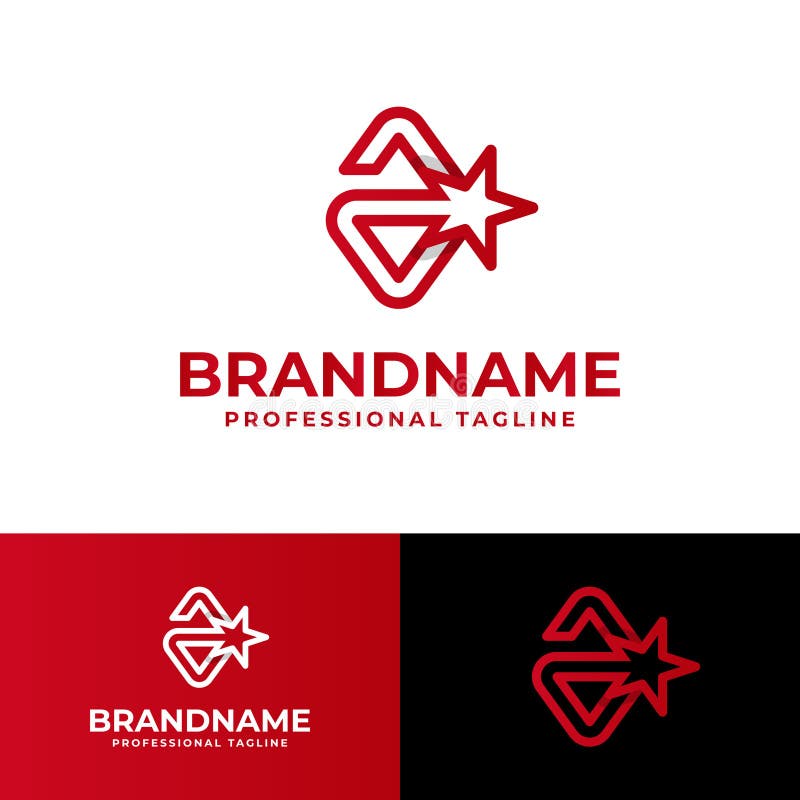 Letter a Star Logo, Suitable for Business Related Star with a Initial ...