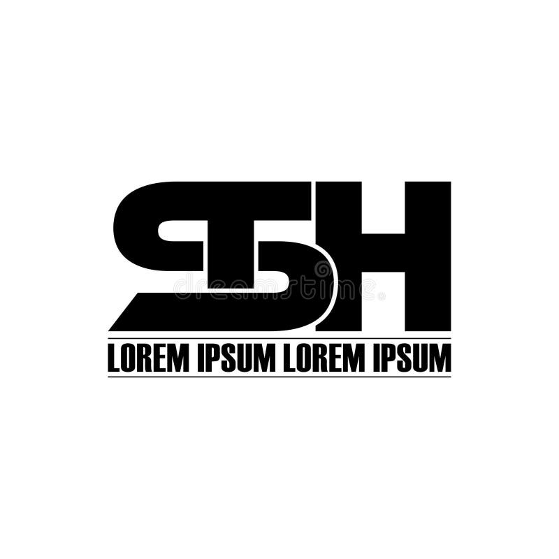 Letter STH Simple Monogram Logo Icon Design. Stock Vector ...