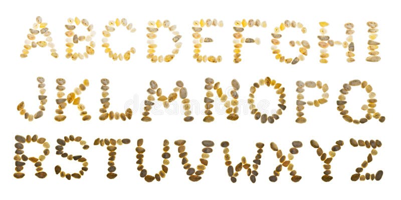 Letter stone stock image. Image of isolated, alphabet - 52701993