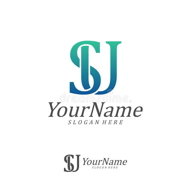 Letter SU Logo Design Template. Initial SU Logo Concept Vector Stock ...