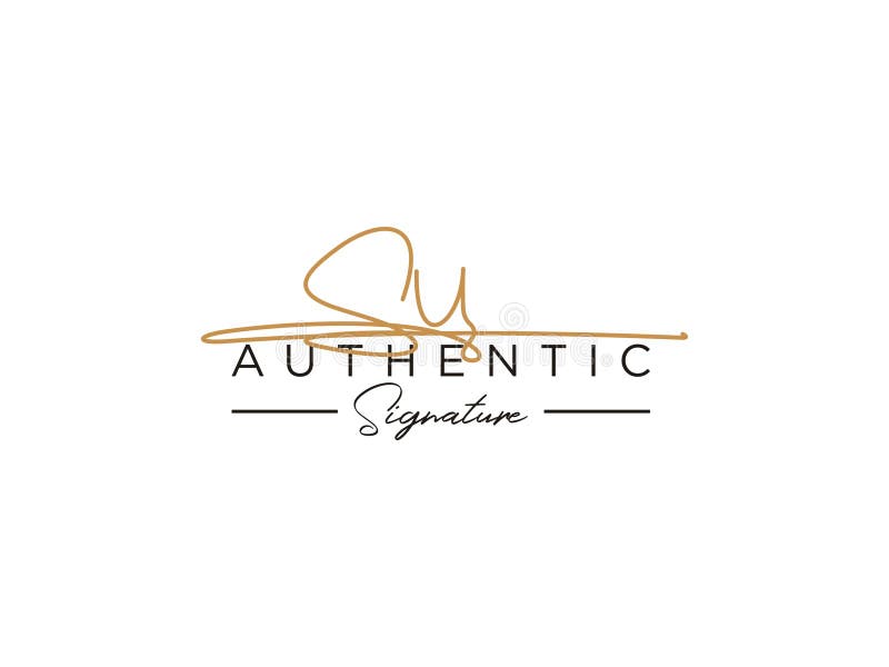 Letter SU Signature Logo Template Vector Stock Vector - Illustration of ...