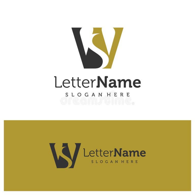 Letter SW Logo Design Vector. Creative Initial SW Logo Concepts ...