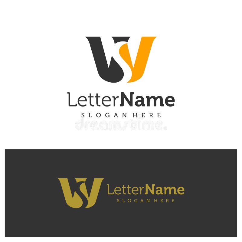 Letter SW Logo Design Vector. Creative Initial SW Logo Concepts ...
