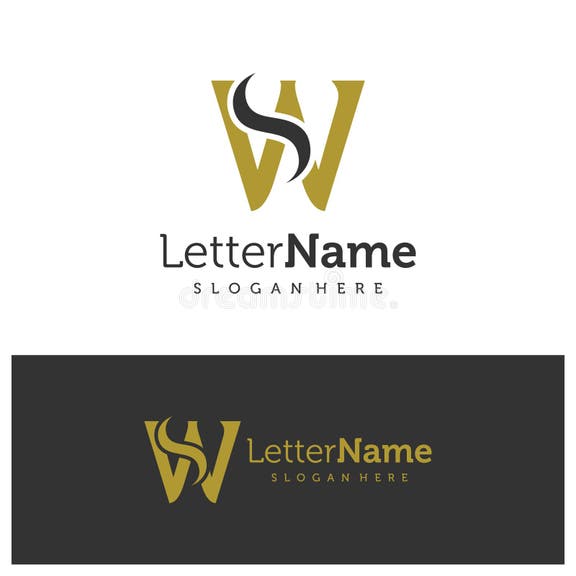 Letter SW Logo Design Vector. Creative Initial SW Logo Concepts ...